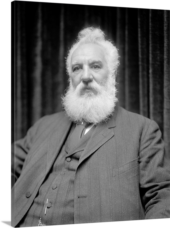 American History Portrait Of Alexander Graham Bell | Great Big Canvas