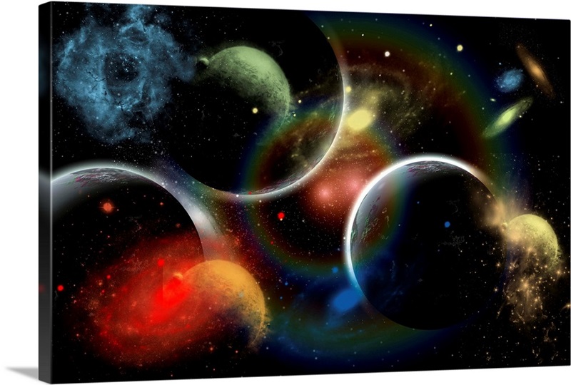 Artist's concept illustrating the edge of space | Great Big Canvas