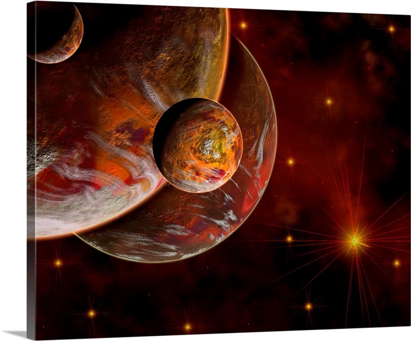 Artist's concept of the birth place of a star system | Great Big Canvas