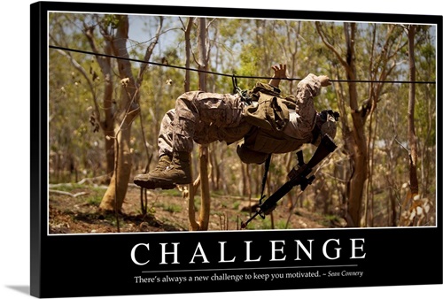 Challenge: Inspirational Quote and Motivational Poster | Great Big Canvas
