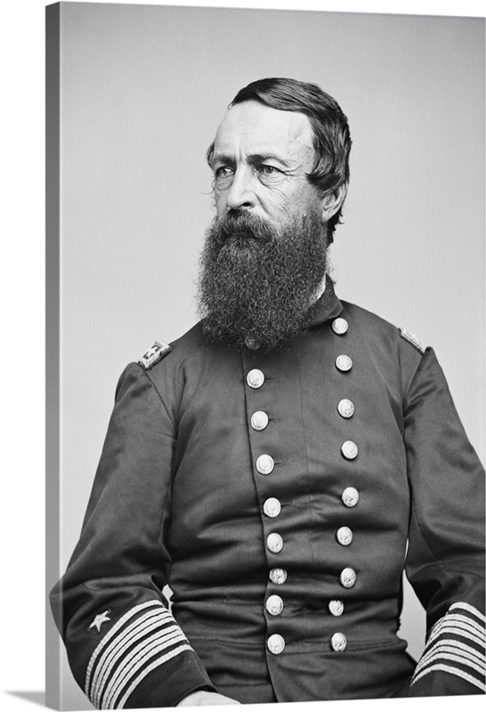 Civil War Portrait Of Union Rear Admiral David Dixon Porter Wall Art ...