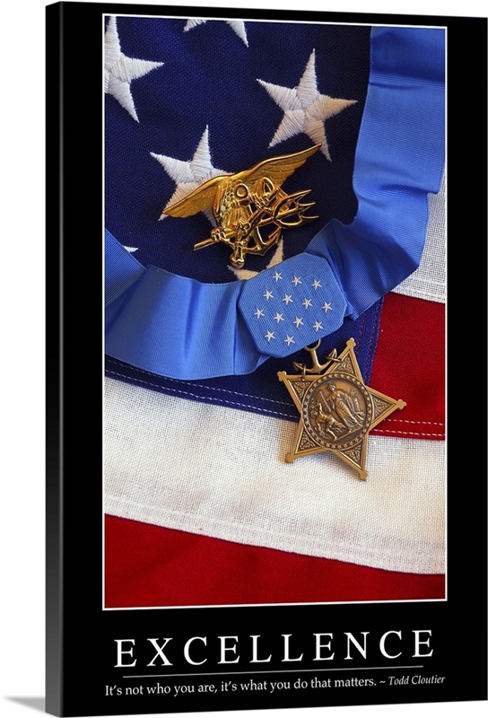 Excellence: Inspirational Quote and Motivational Poster | Great Big Canvas