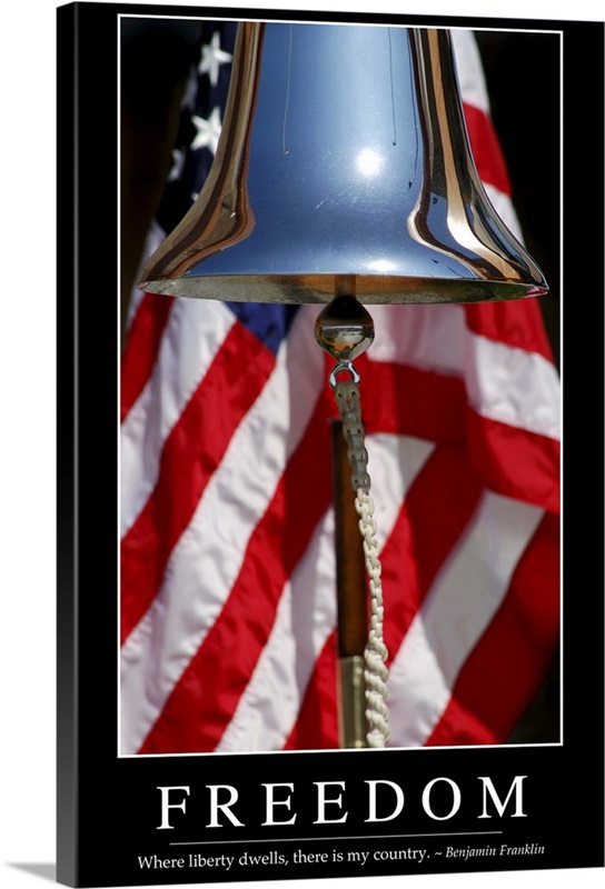 Freedom: Inspirational Quote and Motivational Poster | Great Big Canvas