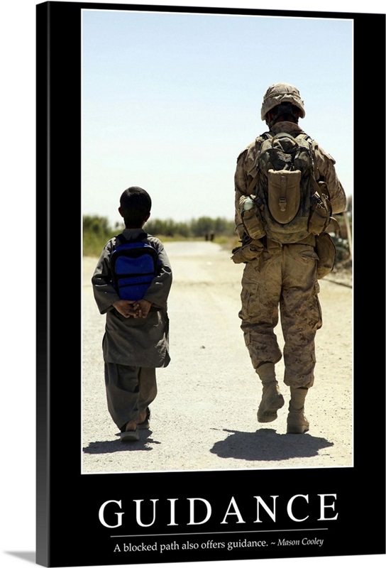 Guidance: Inspirational Quote and Motivational Poster | Great Big Canvas