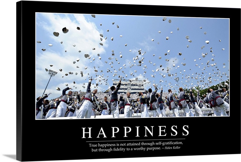 Happiness: Inspirational Quote and Motivational Poster | Great Big Canvas