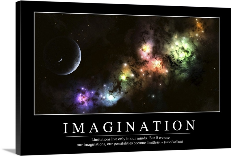 Imagination: Inspirational Quote and Motivational Poster | Great Big Canvas