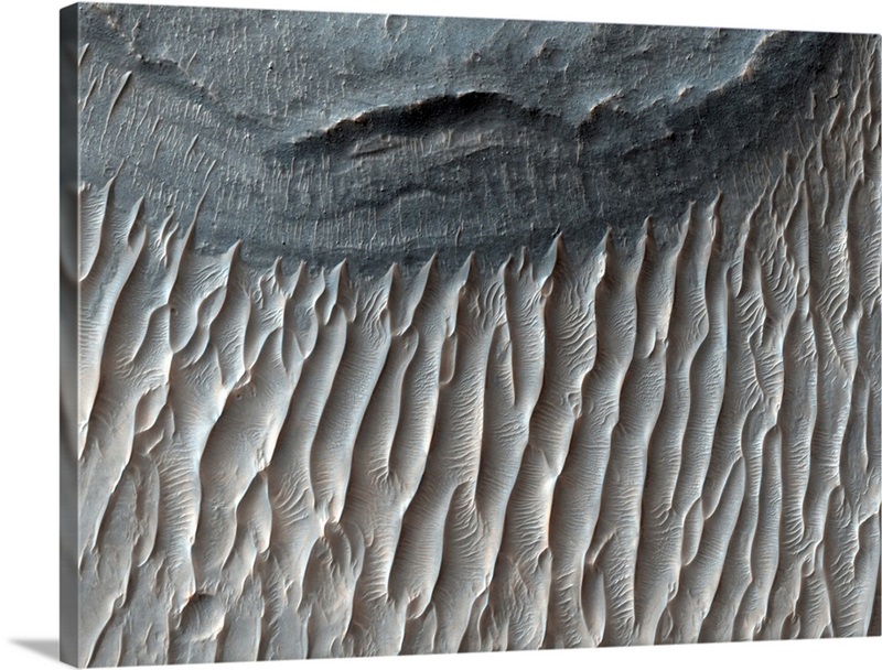 Ius Chasma a large canyon on Mars in the western region of Valles ...