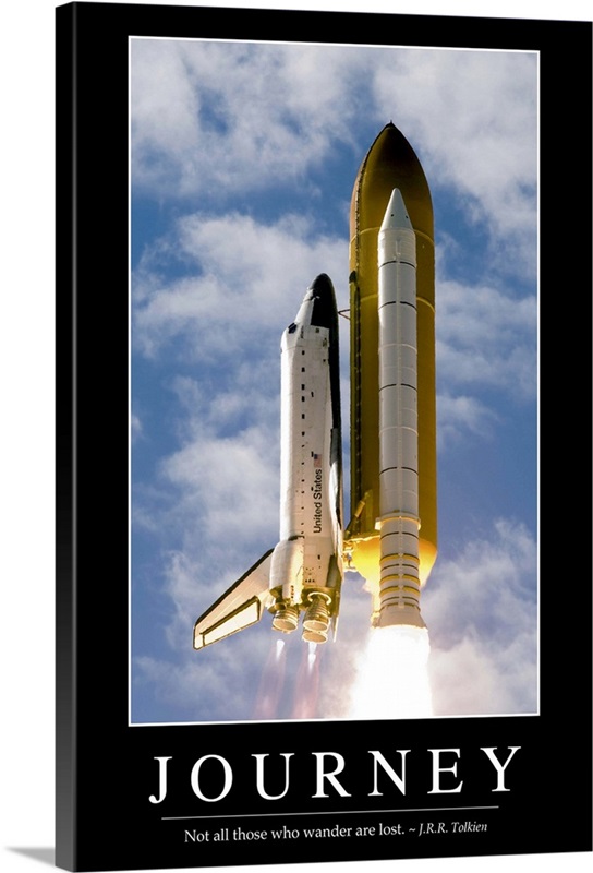Journey: Inspirational Quote and Motivational Poster | Great Big Canvas