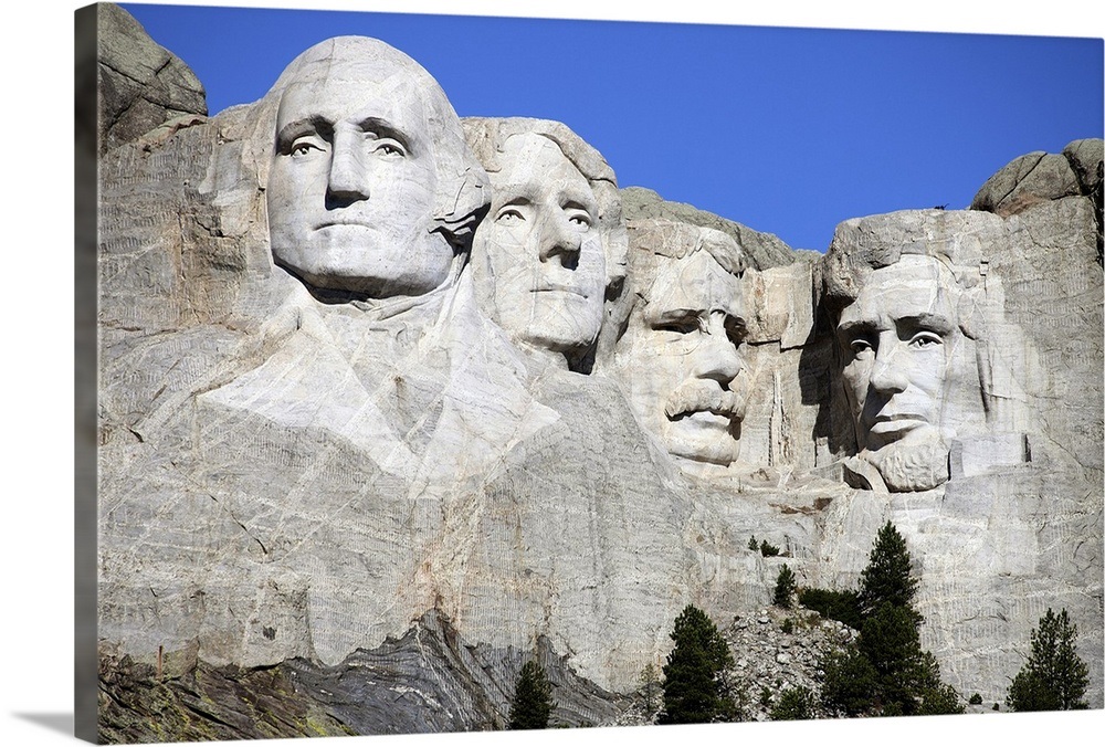 Mount Rushmore National Memorial, South Dakota, USA Wall Art, Canvas ...