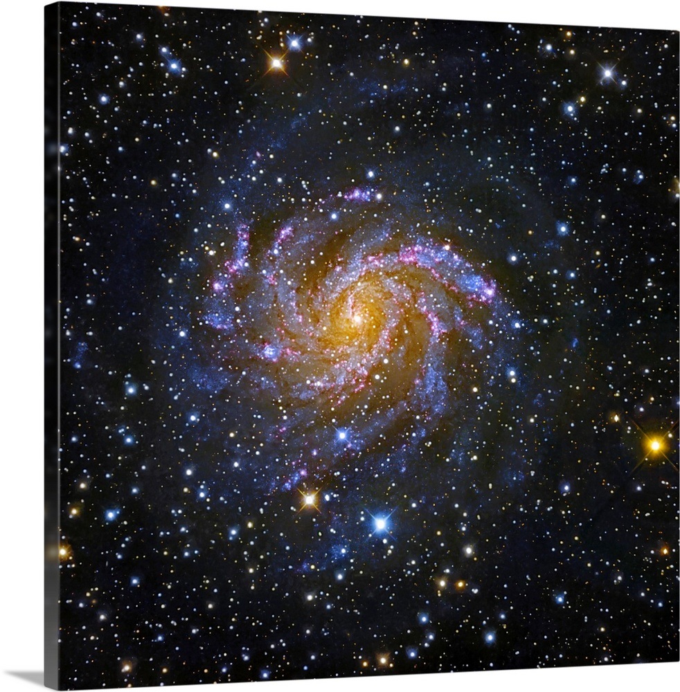 NGC 6946, also known as the Fireworks Galaxy Wall Art, Canvas Prints ...
