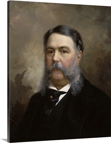 Painting Featuring Chester A. Arthur, 21st President Of The United ...