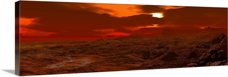 Panorama of a landscape on Venus | Great Big Canvas