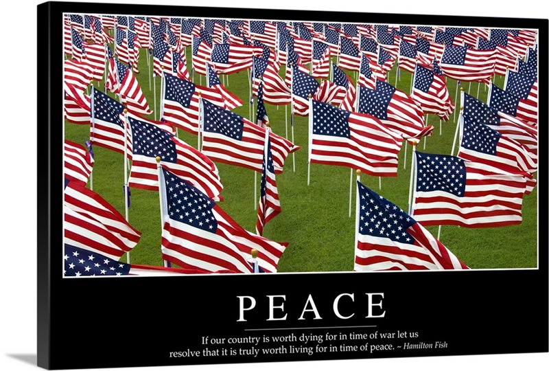 Peace: Inspirational Quote and Motivational Poster | Great Big Canvas