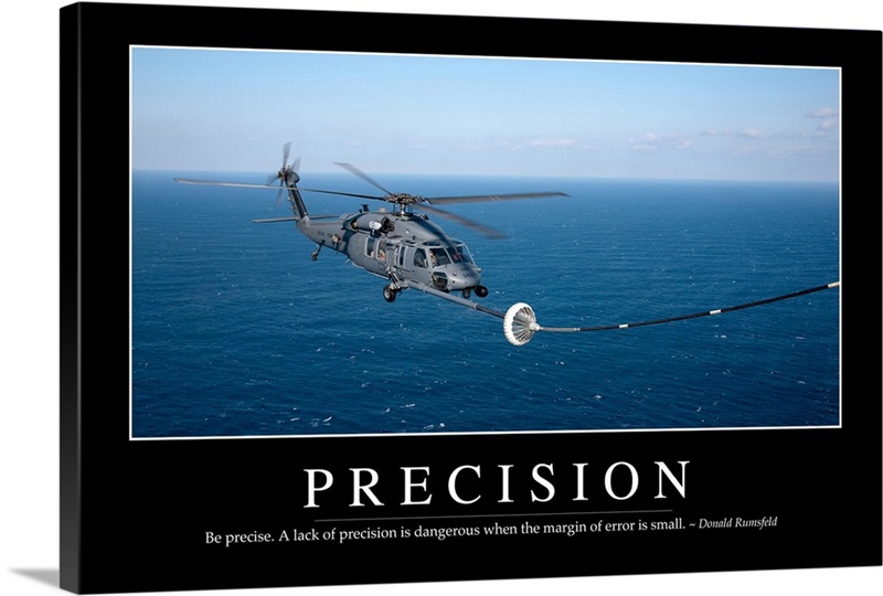Precision: Inspirational Quote and Motivational Poster | Great Big Canvas