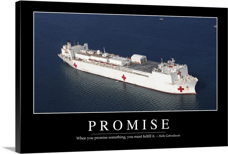 Promise: Inspirational Quote and Motivational Poster | Great Big Canvas