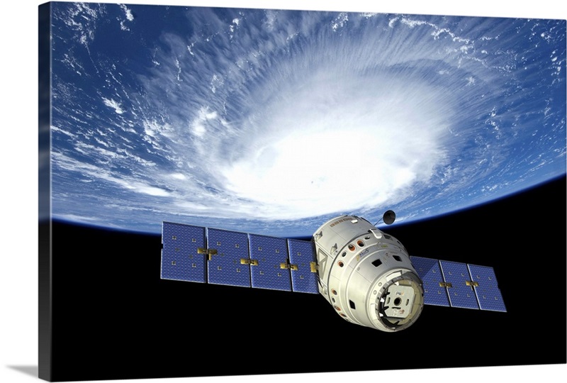 Reusable crew capsule in low Earth orbit | Great Big Canvas