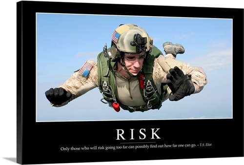 Risk: Inspirational Quote and Motivational Poster | Great Big Canvas