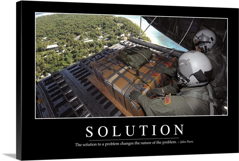 Solution: Inspirational Quote and Motivational Poster | Great Big Canvas