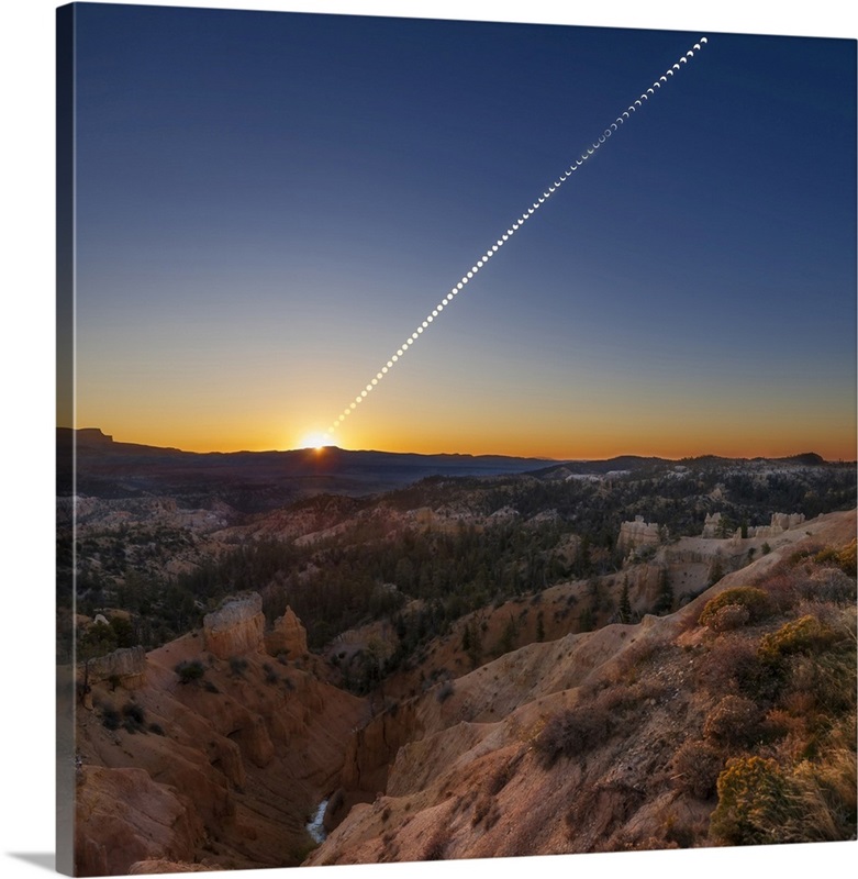 The October 14, 2023 Annular Eclipse From The Rim Of Bryce Canyon, Utah ...