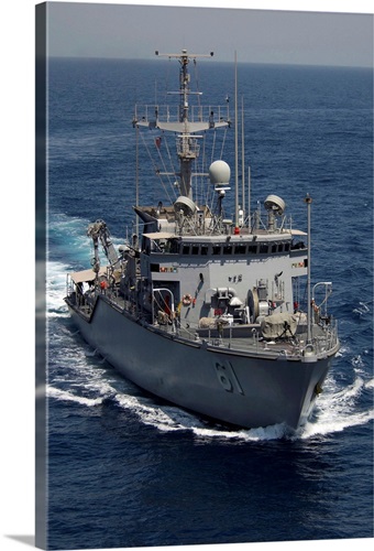 The Ospreyclass mine hunter coastal ship USS Raven | Great Big Canvas