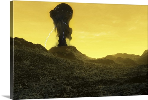 The surface of an infernal planet, Venus | Great Big Canvas