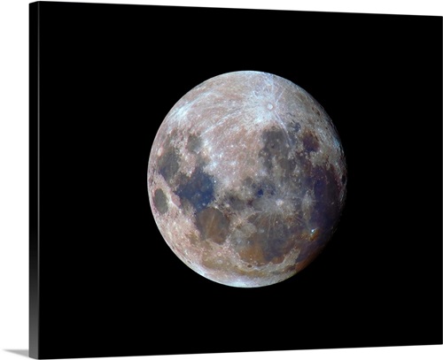 The true colors of the moon during the 2010 perigee | Great Big Canvas