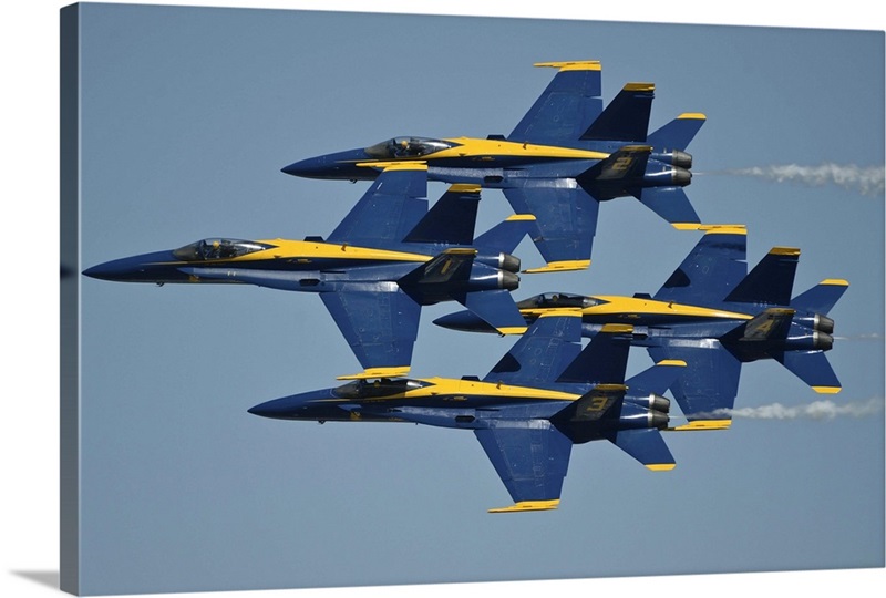 The U.S. Navy flight demonstration squadron, the Blue Angels | Great ...