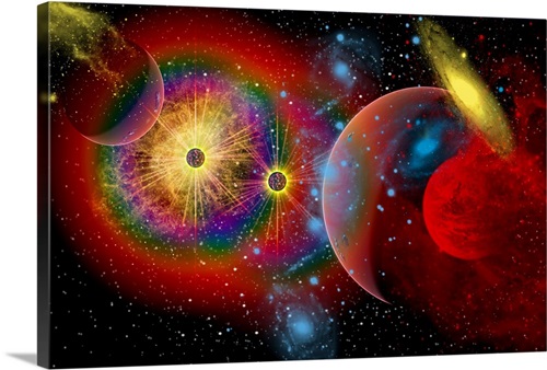 The universe in a perpetual state of chaos | Great Big Canvas