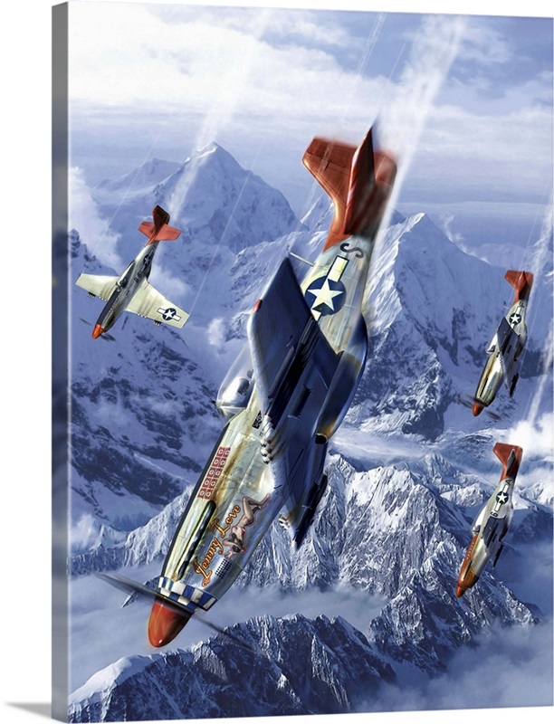 Tuskegee airmen flying near the Alps in their P-51 Mustangs | Great Big ...