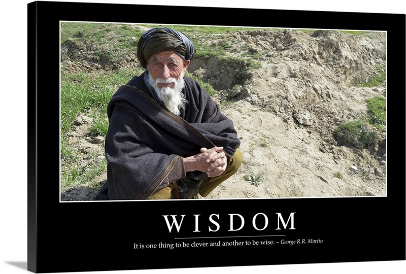 Wisdom: Inspirational Quote and Motivational Poster | Great Big Canvas