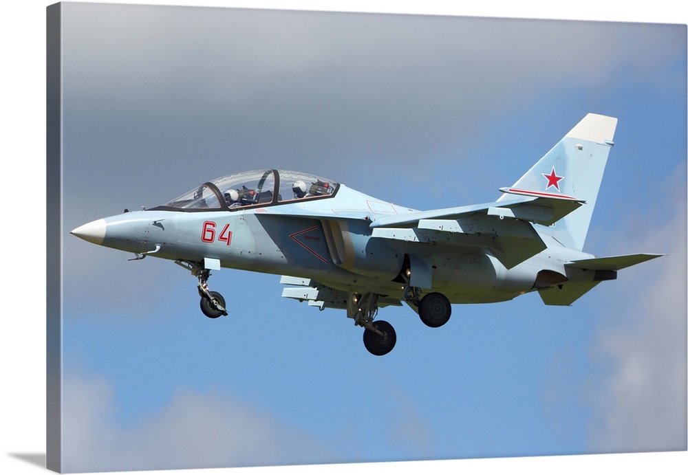 Yak-130 Training Aircraft Of The Russian Air Force Wall Art, Canvas ...