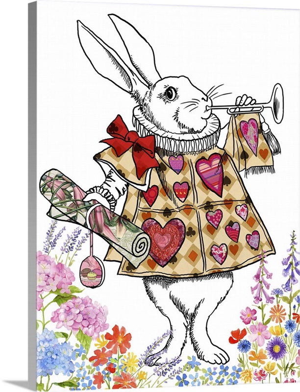 Alice in Wonderland - White Rabbit | Great Big Canvas