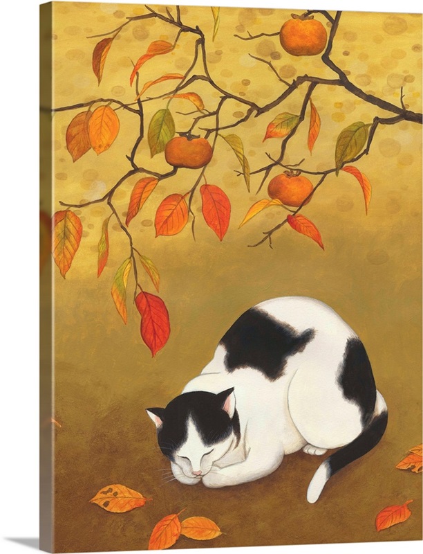 Autumn Cat | Great Big Canvas
