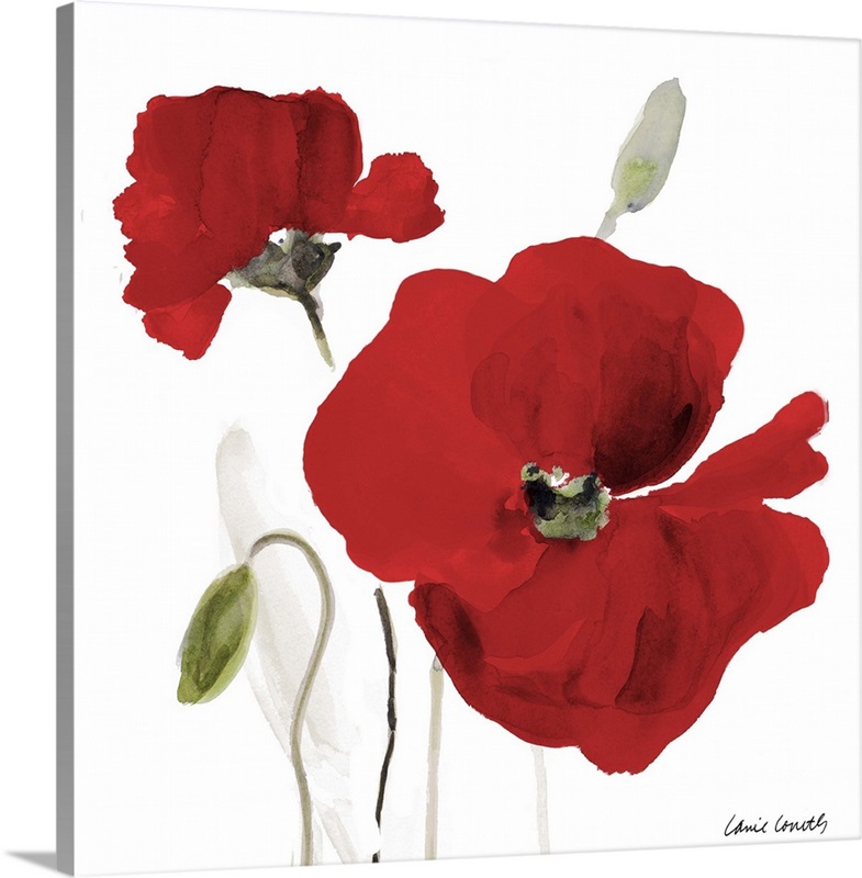All Red Poppies I | Great Big Canvas