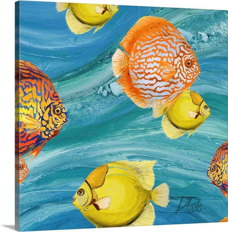 Aquatic Sea Life I | Great Big Canvas