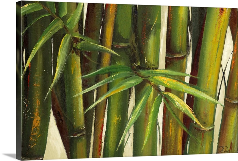 Bamboo on Beige II | Great Big Canvas