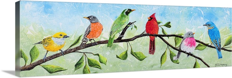 Birds on a Branch | Great Big Canvas