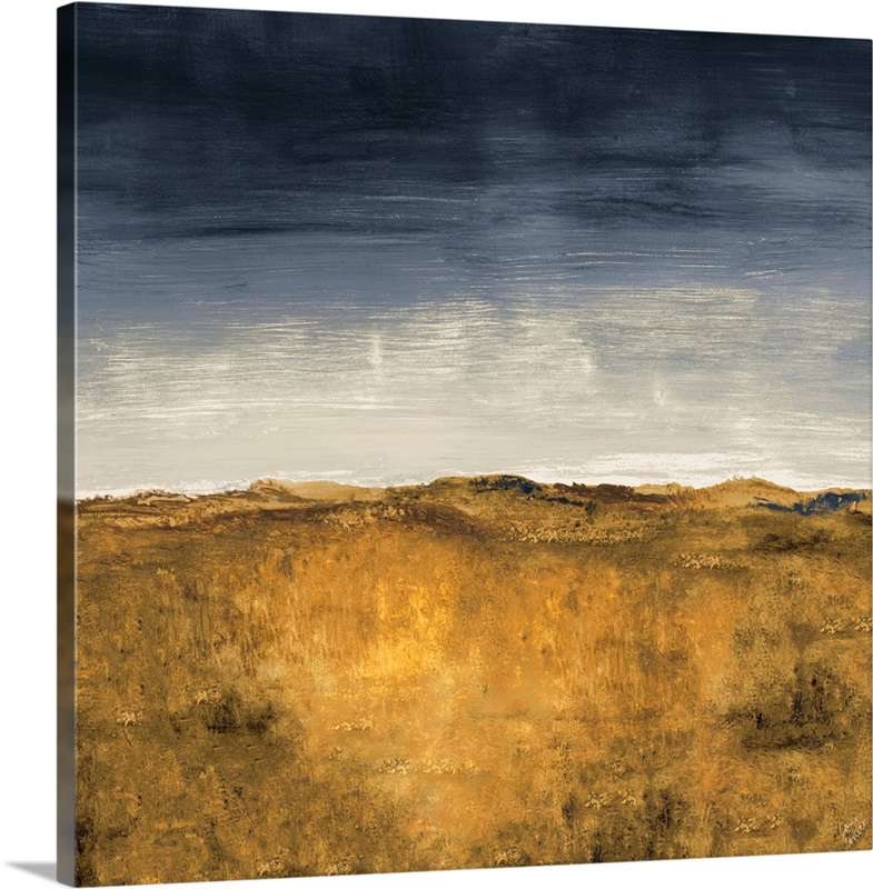 Blue Modern Landscape I | Great Big Canvas