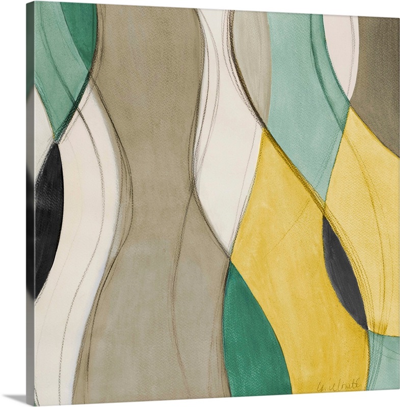 Coastal Teal Coalescence I | Great Big Canvas