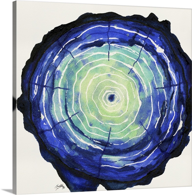 Colored Tree Trunk I | Great Big Canvas