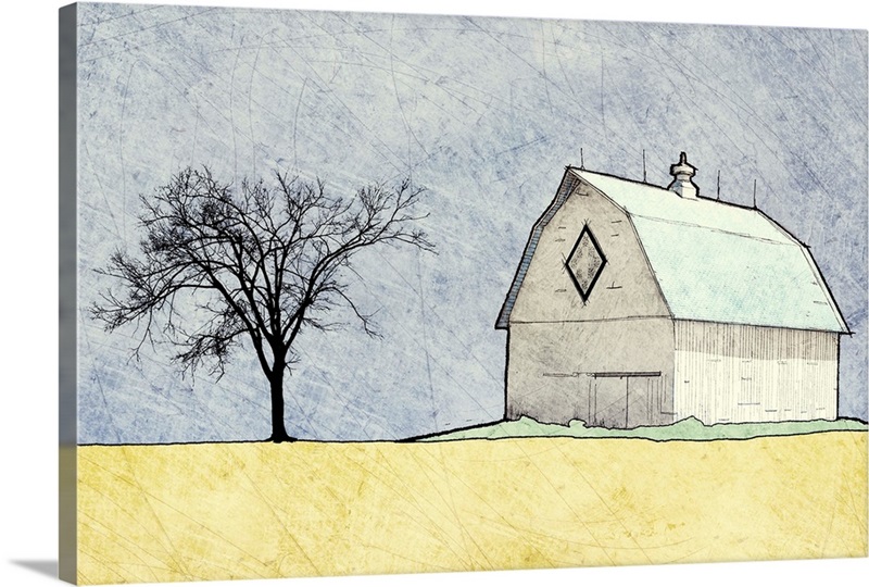 Daytime Farm Scene | Great Big Canvas