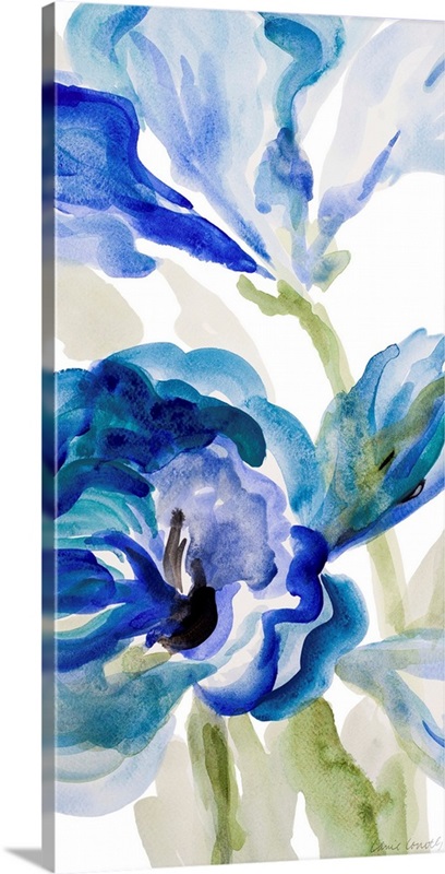 Delicate Blue Panel I | Great Big Canvas