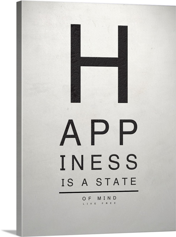 Inspirational Eye Chart I | Great Big Canvas