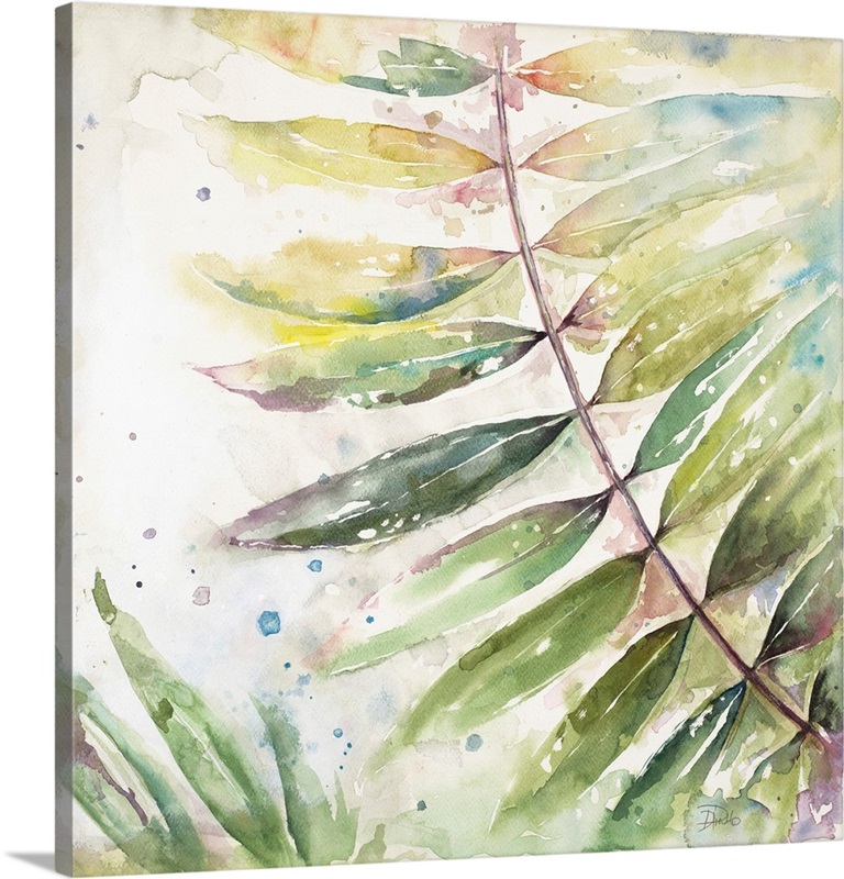 Jungle Inspiration Watercolor II | Great Big Canvas