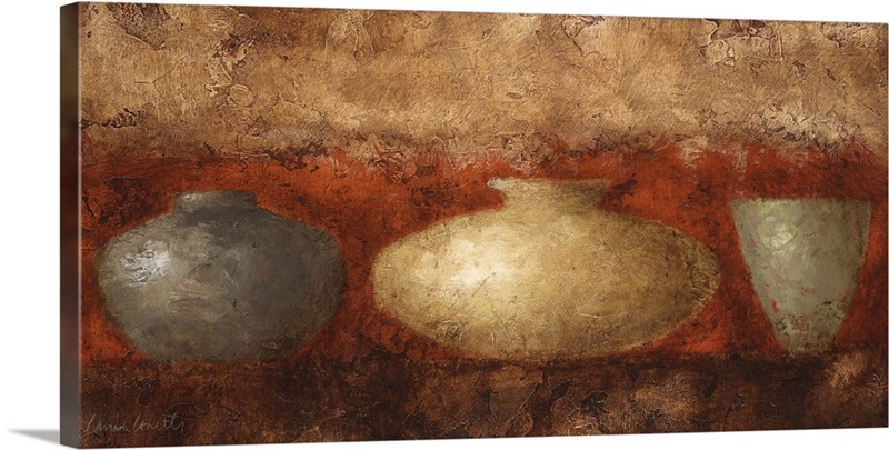Rustic Vases I | Great Big Canvas