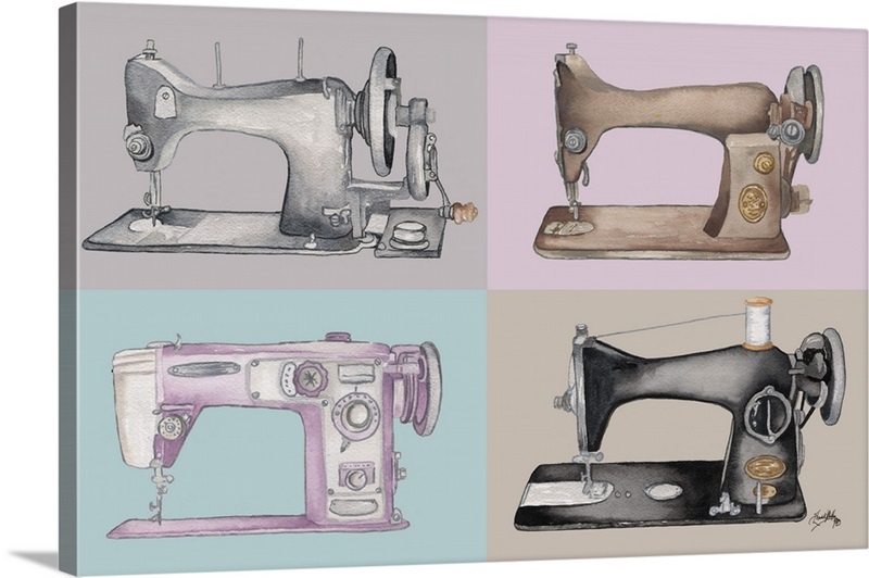 Sewing Machine Collage | Great Big Canvas