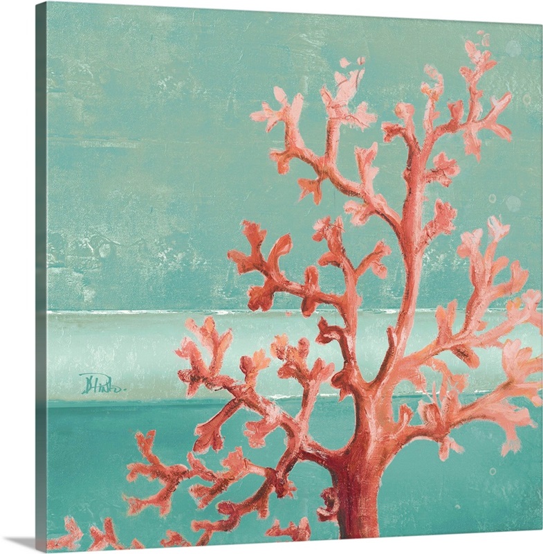 Teal Coral Reef I | Great Big Canvas