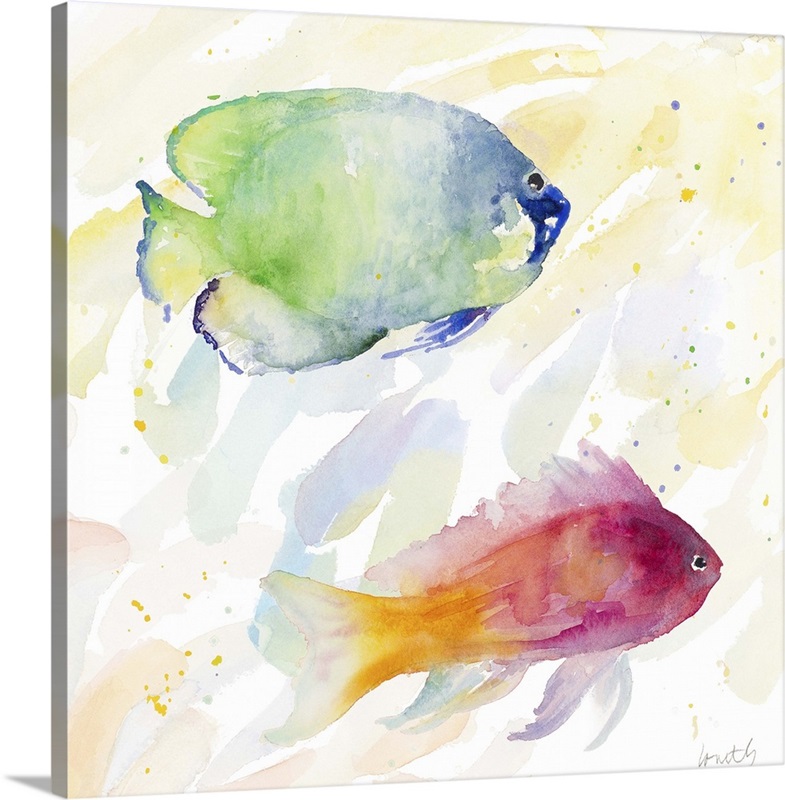 Tropical Fish Square III | Great Big Canvas