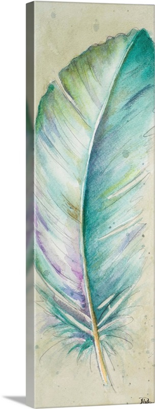 Watercolor Feather II | Great Big Canvas