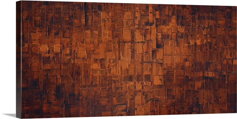 Burnt Orange Abstract | Great Big Canvas